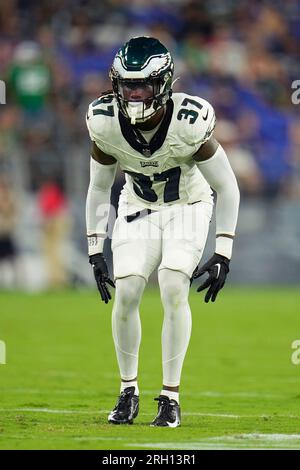 Philadelphia Eagles cornerback Kelee Ringo (22) celebrates with safety ...
