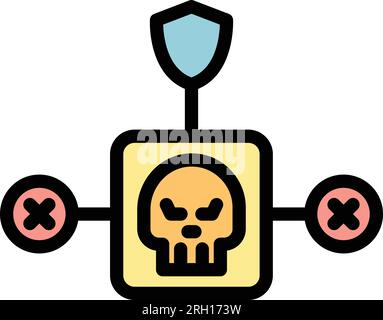 best anti virus shield protect data from virus Stock Vector Image & Art ...