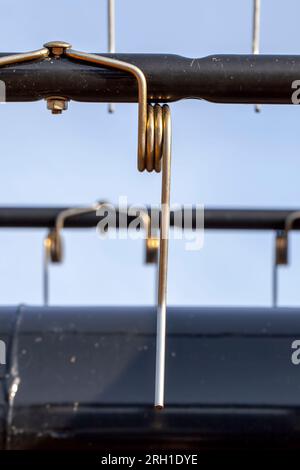 part of a metal header for a combine harvester for harvesting cereals ...