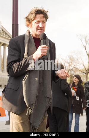 Austrian actor and director Hubsi Kramar at the 3raum Anatomietheater ...