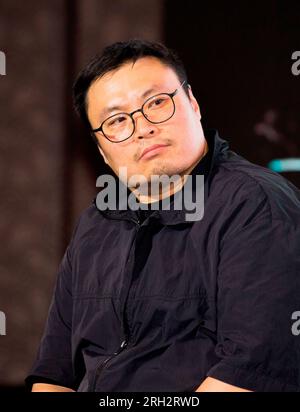 Kang Full, August 3, 2023 : Writer Kang Full attends a press conference ...