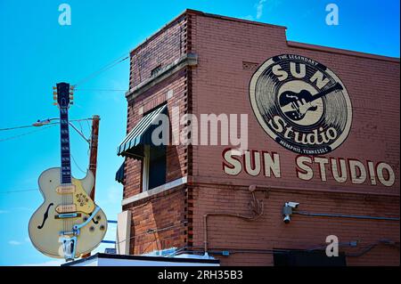 Views of the Historic Sun Studios in Memphis Stock Photo - Alamy