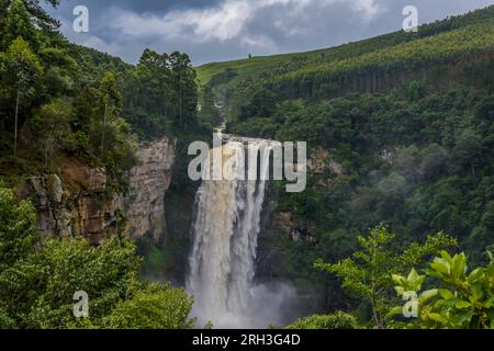 Karkloof waterfall in midlands meander KZN south africa Stock Photo - Alamy