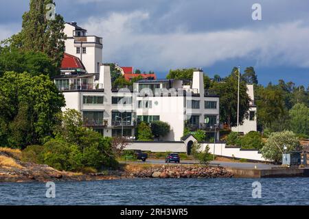 Gashaga District, Lidingo Island, Stockholm Archipelago, Sweden ...
