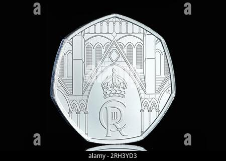 The new 50p coin to celebrate the coronation of King Charles III that ...