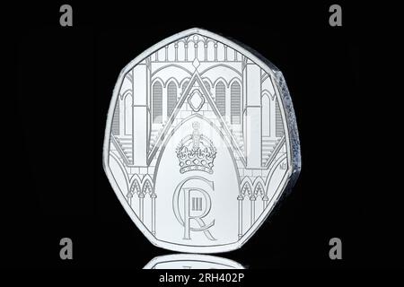 The new 50p coin to celebrate the coronation of King Charles III that ...