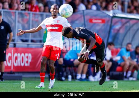 ALMERE - (l-r) Hamdi Akujobi of Almere City FC, Richonell Margaret of RKC Waalwijk during the ...