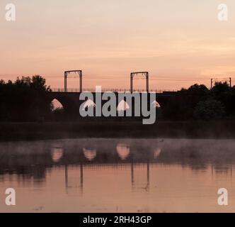 Garnock Longford viaduct (south of Kilwinning, Scotland , river Garnock ...