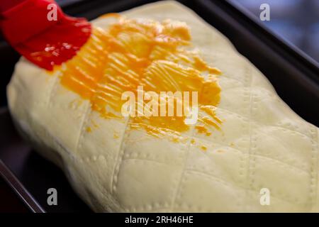 Perfect Homemade Beef Wellington Cut Open Stock Photo - Alamy