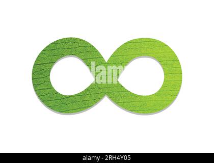 Circular economy symbol infinite sustainable global world map Stock ...