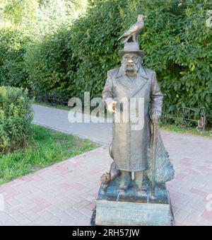 ARKHANGELSK, RUSSIA - July, 29, 2023: statue of Stepan Pisakhov on ...