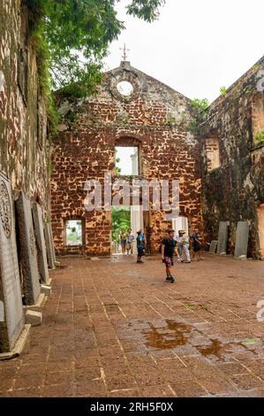 Church of Saint Paul, Malacca, Malaysia Stock Photo - Alamy