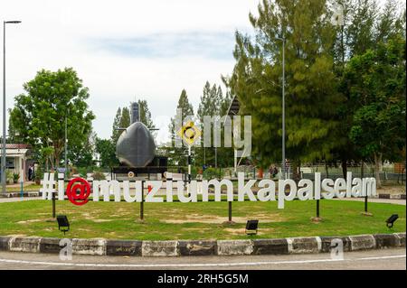 Front entrance sign at the Malacca Submarine Museum Stock Photo - Alamy