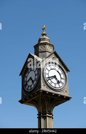 Five Ways clock, Birmingham, West Midlands, England, UK Stock Photo - Alamy