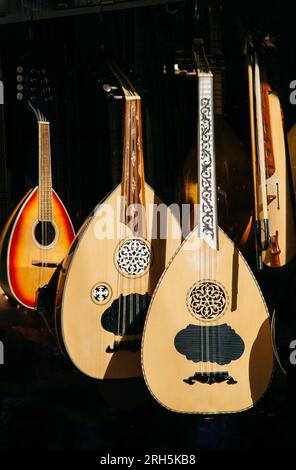 Classic stringed musical instrument Ud in view Stock Photo - Alamy