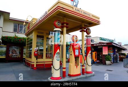 Los Angeles, California: Gilmore Oil Company Gasoline Station at The ...