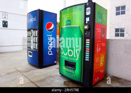 Pepsi and Bubly Vending Machines Stock Photo - Alamy