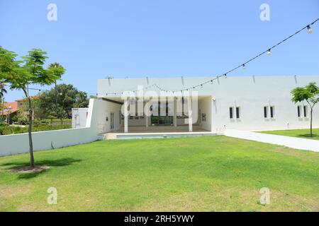 Hannah Senesh House and museum in Kibbutz Sdot Yam, Israel Stock Photo ...