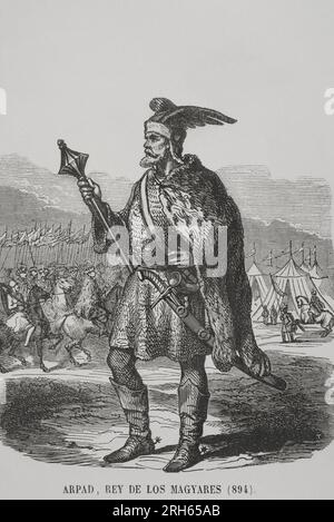 Arpád (c. 845 - c. 907). Grand Prince of the Magyars (c. 895–c. 907 ...