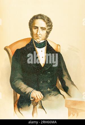 Juan Alvarez Mendizabal (1790-1853). Spanish economist and politician ...