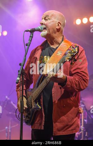 Dave Pegg bass guitarist of British Progressive rock band Jethro Tull ...