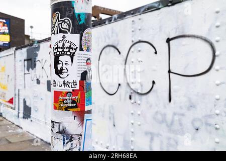 "Core Socialist Values, 2023" as Chinese political graffiti appears in ...