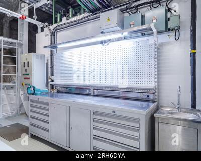 incredible photo of the engine room of a ship/submarine/cargo ship ...