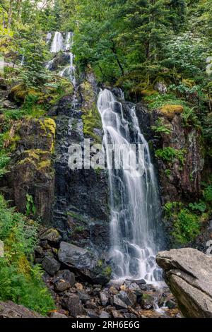 Beautiful waterfall in the Vosges area of France named 'de tendon' This ...