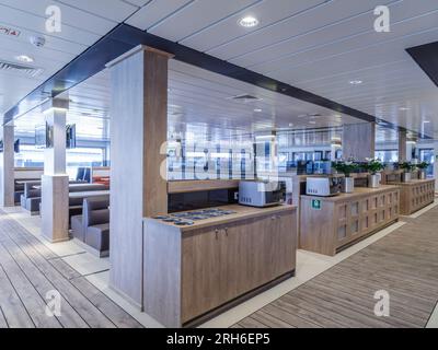 beautiful picture of the interior of a cruise ship/cargo ship/submarine ...
