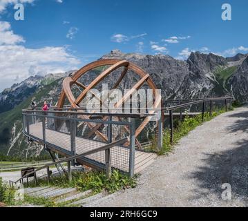Panoramic image of the Globe overlook platform near the Elferbahnen ...