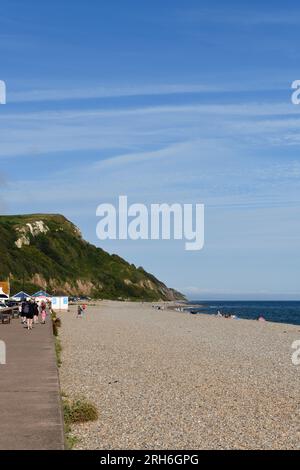 Seaton Seafront in the Summer of 2023 Devon England uk Stock Photo - Alamy