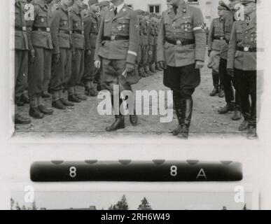 SS Photographer, Heiss (1943) Unit and soldiers in barracks, visit by ...