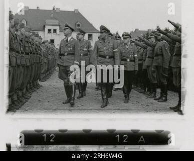 SS Photographer, Heiss (1943) Unit and soldiers in barracks, visit by ...