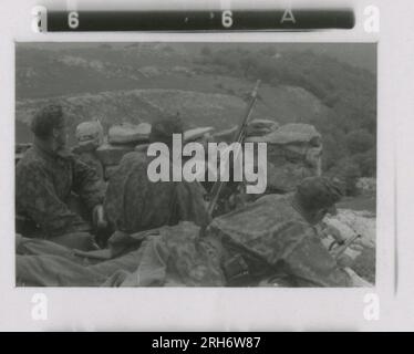 SS Photographer, Heiss (1943) Unit and soldiers in barracks, visit by ...