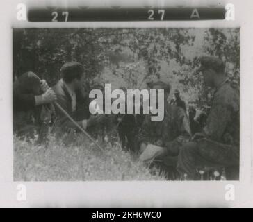 SS Photographer, Heiss (1943) Unit and soldiers in barracks, visit by ...