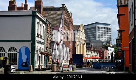 King street, Bristol pubs and bars, UK Stock Photo - Alamy