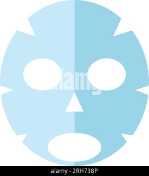 Sheet mask concept icon. Skincare treatment. Facial moisturizing ...