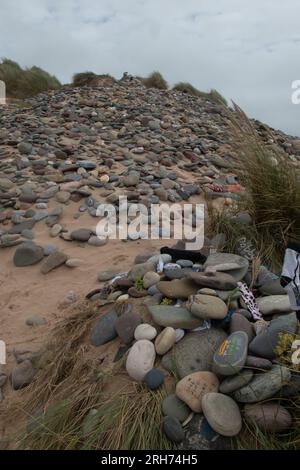 Shrine to the fictional character "Dobby" at Freshwater East ...