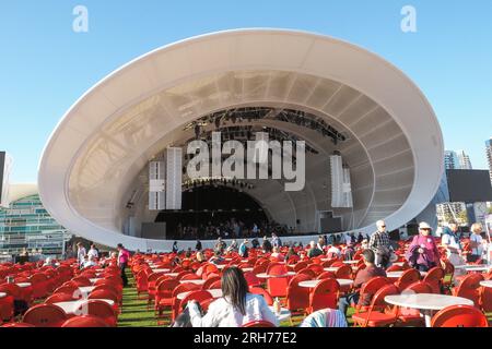 The Rady Shell, concert hall at the Jacobs Park in San Diego ...