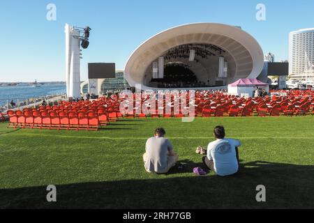 The Rady Shell, concert hall at the Jacobs Park in San Diego ...
