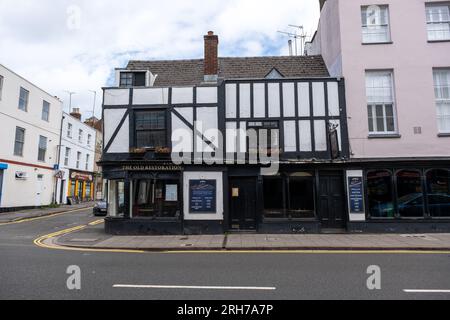 The Old Restoration, Cheltenham, UK. The oldest pub in Cheltenham Stock ...