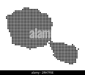 Map of the South Pacific island state of Republic Fiji Stock Vector ...