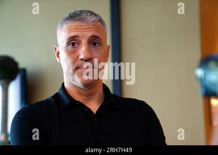 Hani Taleb Ballan, CEO of Qatar Stars League and Mohamed Ali Al Khouri ...