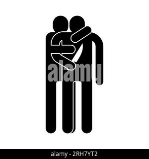 Traitor sign icon. Betrayal symbol. Concept of betrayal is a knife in ...