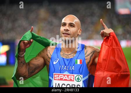 Marcell Jacobs (Italy). 100m Gold Medal. European Championships Munich ...