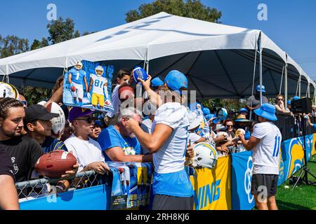 Los Angeles Chargers punter JK Scott (16) during organized team ...