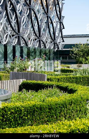 Library of Birmingham rooftop garden, Birmingham, UK Stock Photo - Alamy