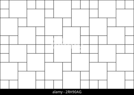 Pinwheel tile background. Pavement mosaic texture. Stone or ceramic ...