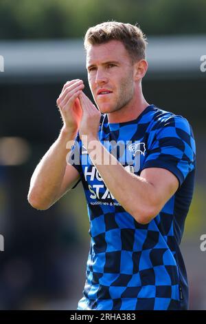 Derby County's Callum Elder applauds the fans following the Sky Bet ...