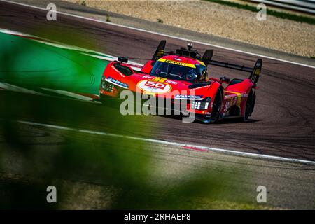 #50 Ferrari 499P WEC testing in Fiorano on the 27 June 2023 Stock Photo ...
